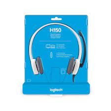 Logitech H150 Stereo Headset ( Blue / White ) | Shopee Malaysia