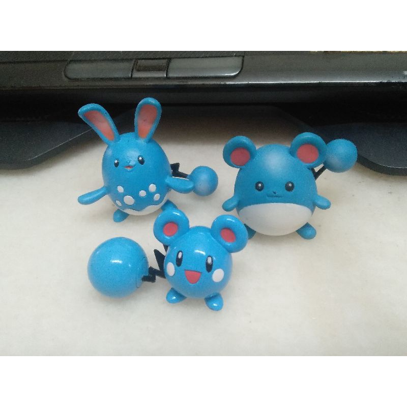 Pokemon Tomy Figure Azurill, Marill & Azumarill | Shopee Malaysia