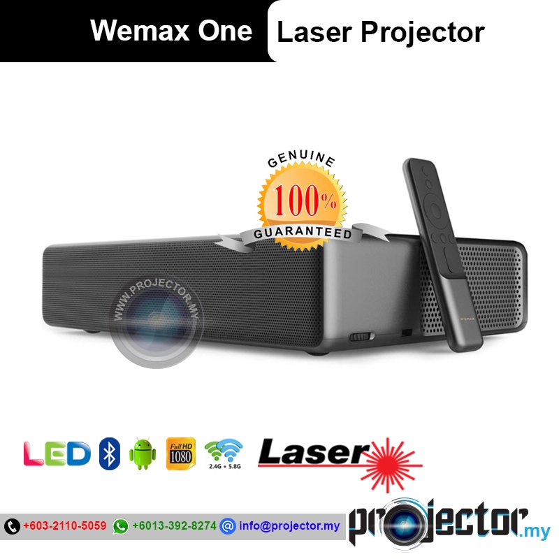 (Ready Stock) Xiaomi Wemax One Full HD 4K Ultra Short Throw Laser ...