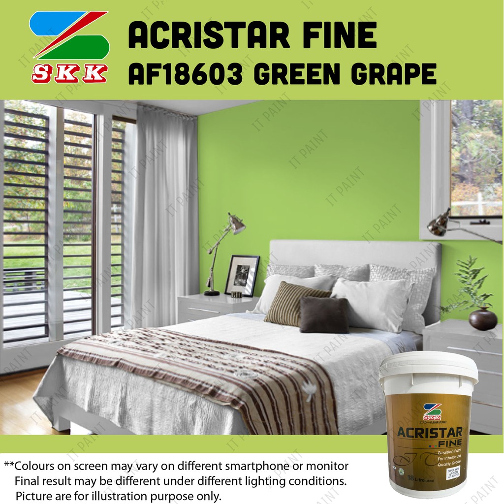 [7 Liter] SKK Acristar Fine Emulsion Paint for Interior Wall and ...