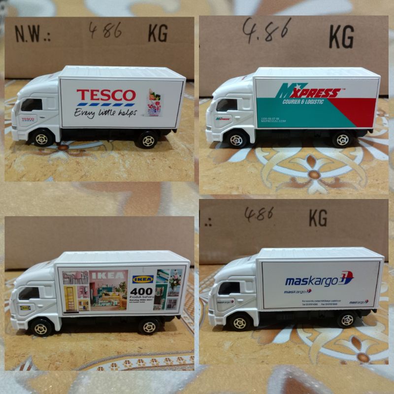 (READY STOCK) Diecast Model Mini Lorry Eco Custom Decal IKEA/GDEX ...
