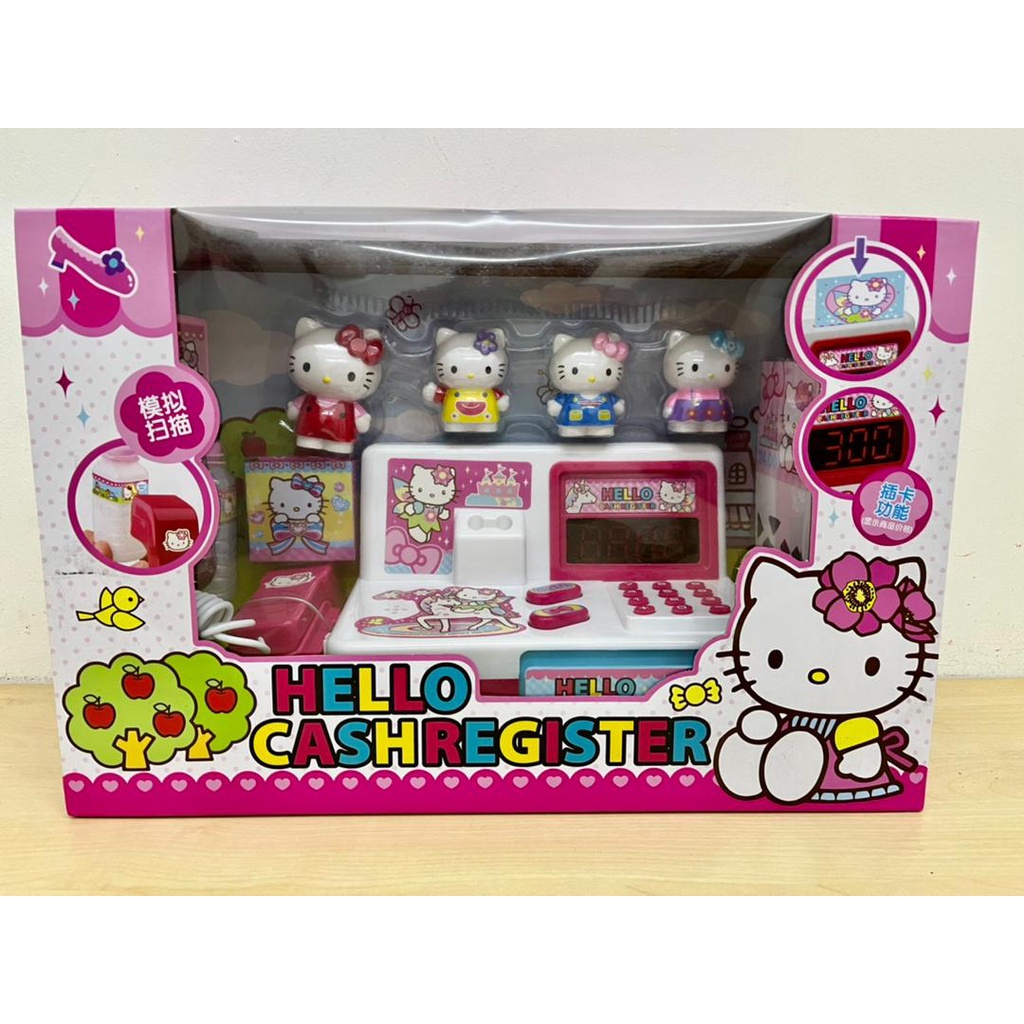 HELLO KITTY CASH REGISTER WITH SCAN PLAYSET (8741) | Shopee Malaysia