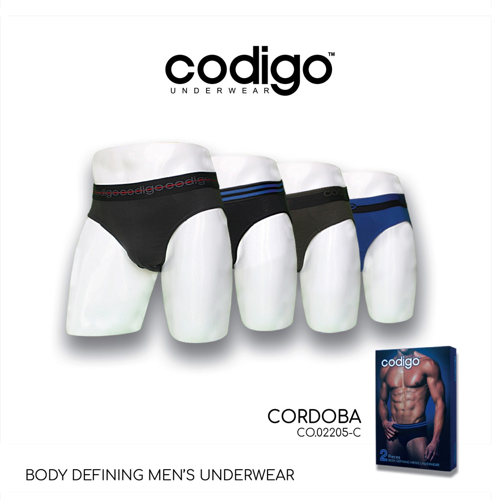 Original Codigo Cordoba – Men's Underwear - 2 Pcs | Shopee Malaysia