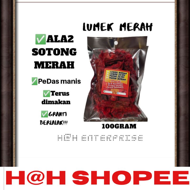 Lumek merah H@H 100g | Shopee Malaysia