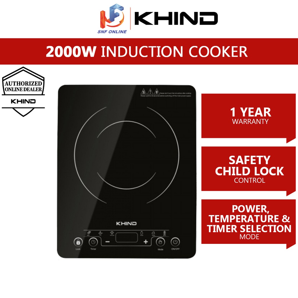 Khind Induction Cooker IC-1600 IC1600 | Shopee Malaysia