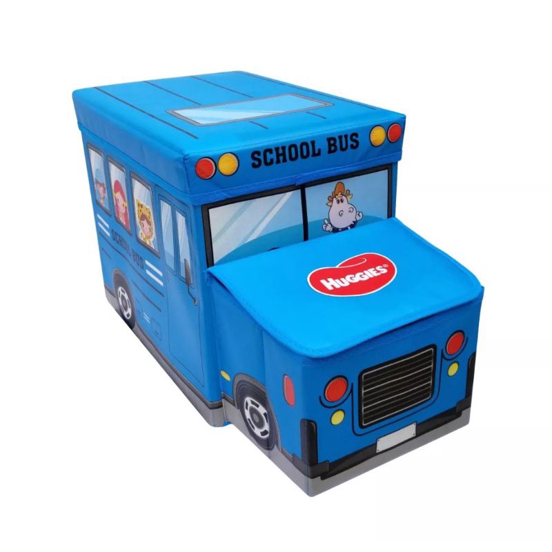 Huggies bus-shaped toy box | Shopee Malaysia
