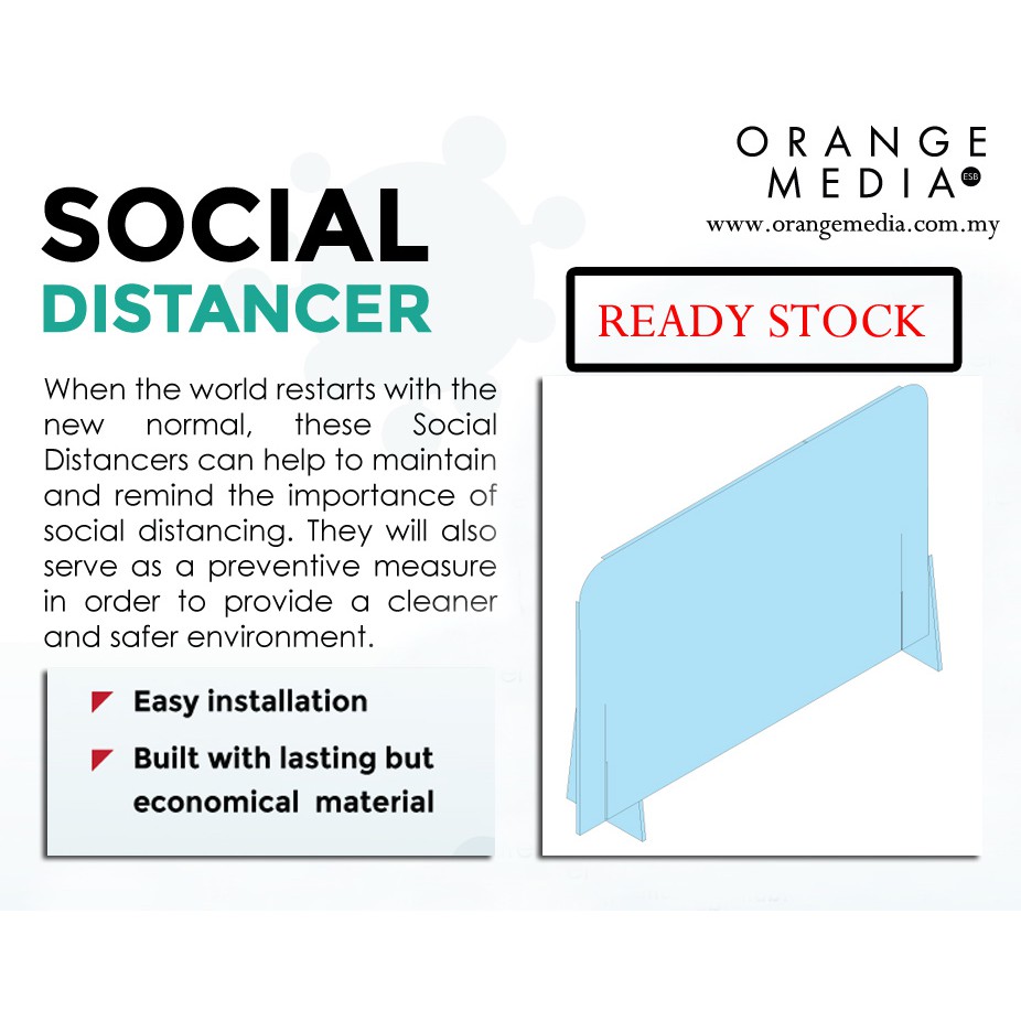 Acrylic Partition for Social Distancing | Shopee Malaysia