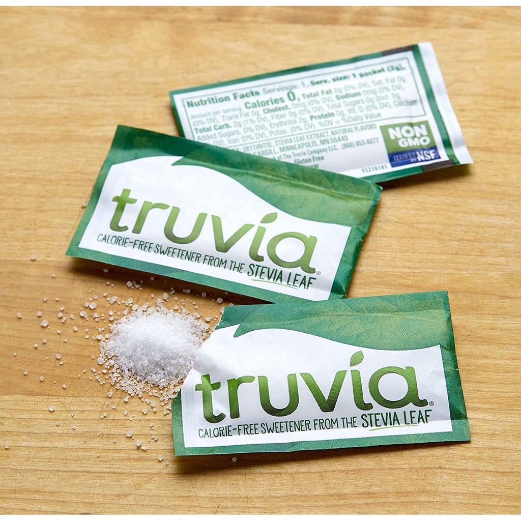 [Combo Individual packs] Truvia Natural Stevia Sweetener Packets, non ...