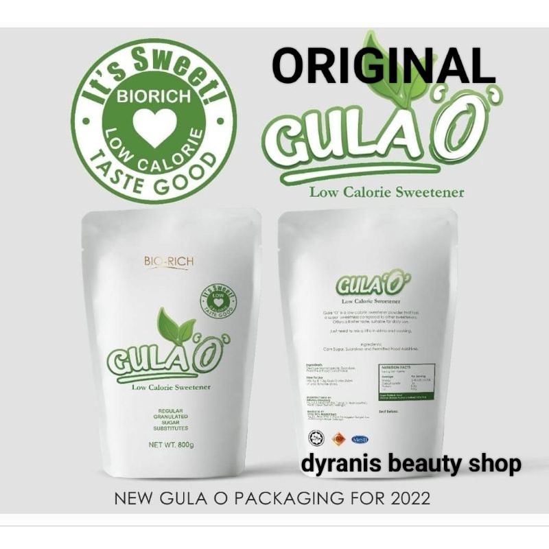 PACKAGING BARU 800GM🔥🔥ORIGINAL🔥GULA O BIORICH SESUAI UNTUK KEGUNAAN ...
