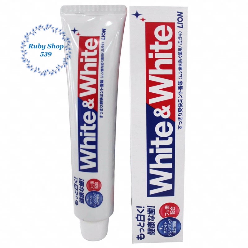 White & White Lion toothpaste 150g [JAPANESE DOMESTIC PRODUCT] | Shopee ...