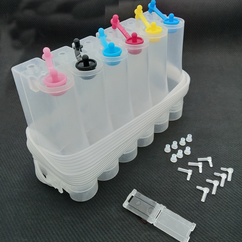 6 Color CISS Kit Empty With Accessories Ink Tank For Canon/ Epson/ Hp ...