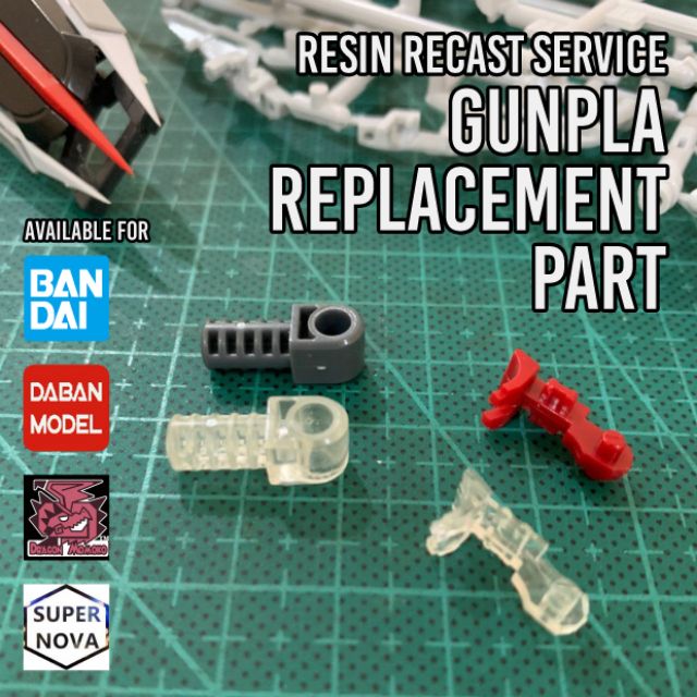 (ORDER CLOSED) Gundam Plastic Model Kit / Gunpla Resin Replacement Part ...