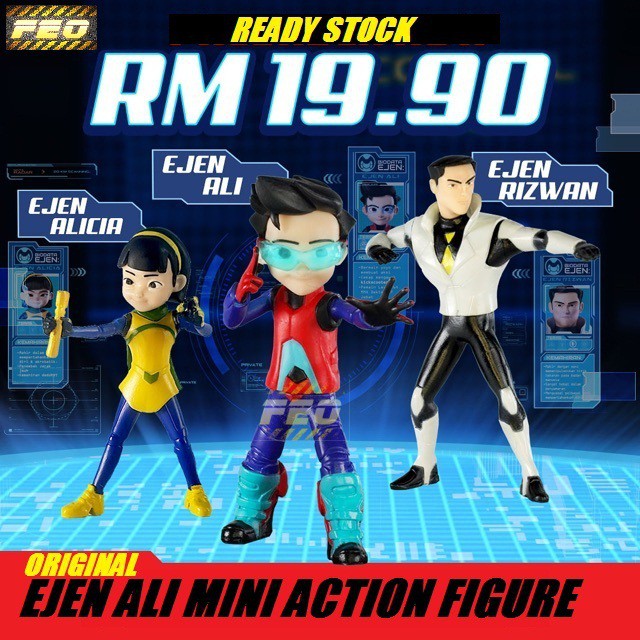 [100% ORIGINAL] READY STOCK EJEN ALI ACTION FIGURES TOYS | Shopee Malaysia