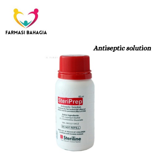 STERIPREP ANTISEPTIC SOLUTION 60ML | Shopee Malaysia
