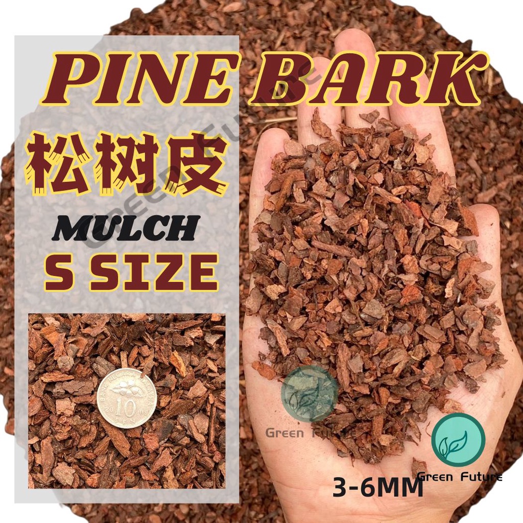 5 Litre S size PINE BARK/ Pine scale Orchid potting Pine Bark MURCH ...