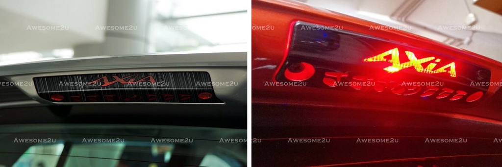 Awesome2u Perodua Axia Highmount Stop Light Frame Cover Stainless Steel ...