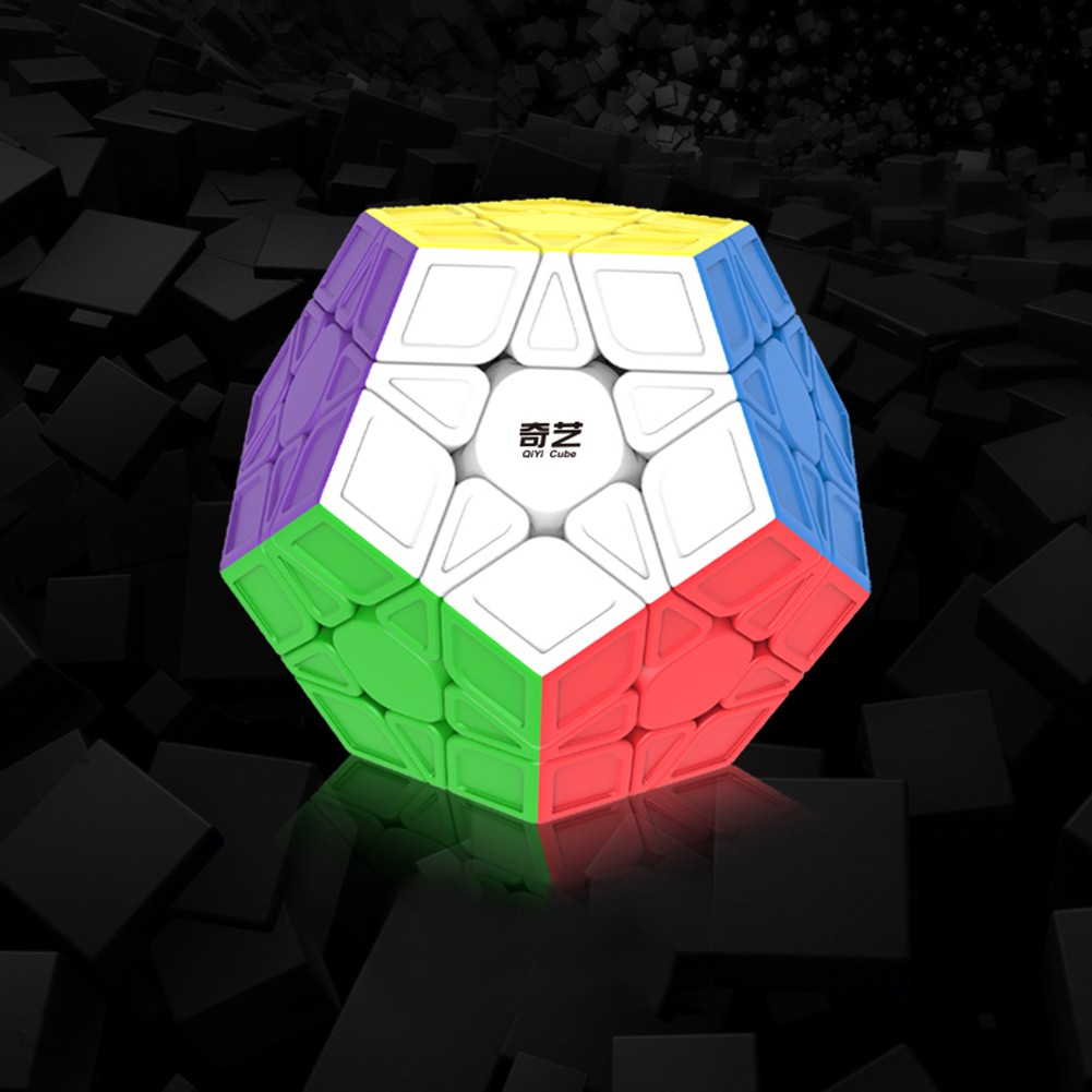 PUZZLE CUBE 3x3 Megaminx Speed Cube Stickerless Megaminx Dodecahedron ...