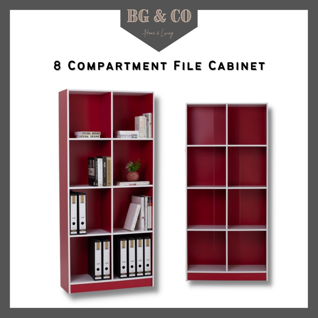 EKO 8 Hole Display Cabinet File Cabinet Bookcase Book Rack Bookshelf ...