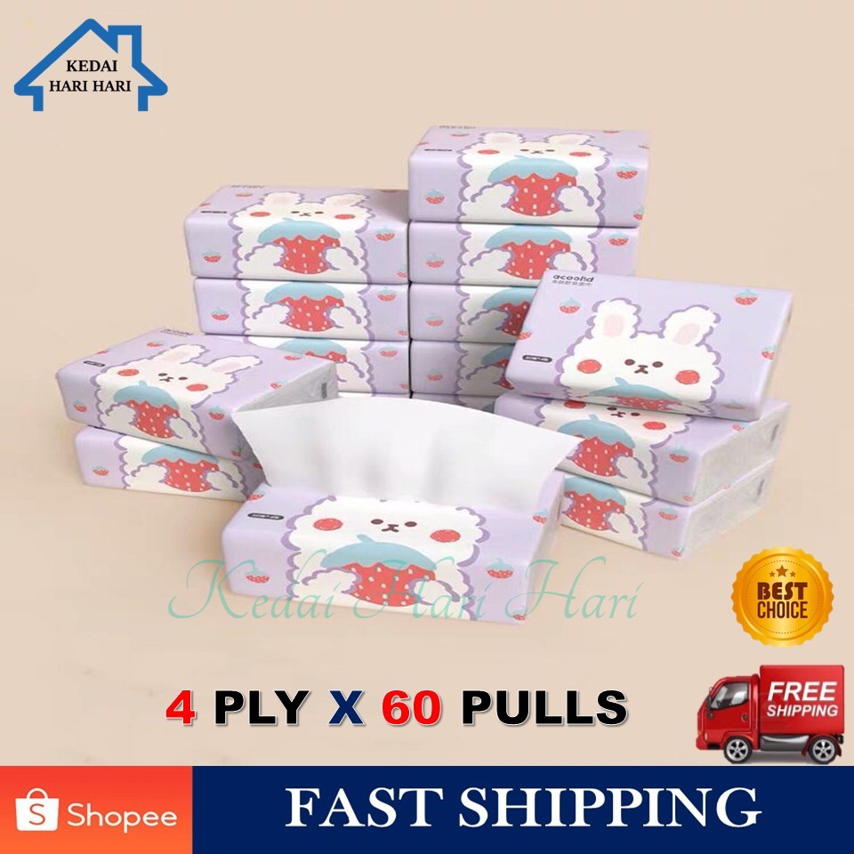 *Malaysia Local Seller*Bamboo Tissue /Soft Facial Tisu/Virgin Pulp ...