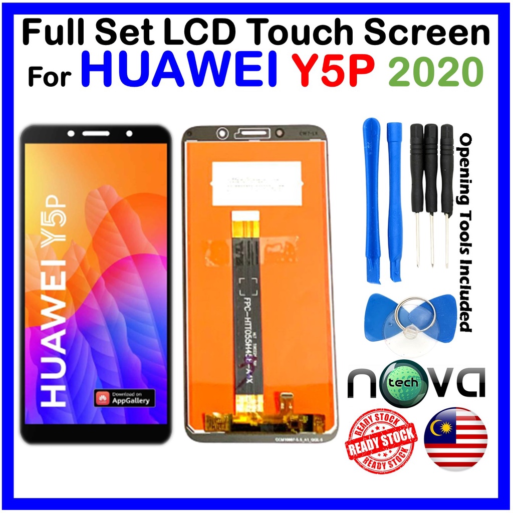 ORIGINAL NGS Brand Full Set LCD Touch Screen Fit For HUAWEI Y5P 2020 ...