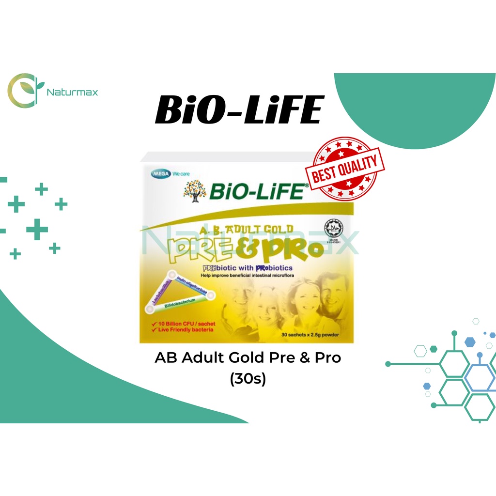 [READY STOCK] Biolife A.B. Adult Gold Pre & Pro | Shopee Malaysia