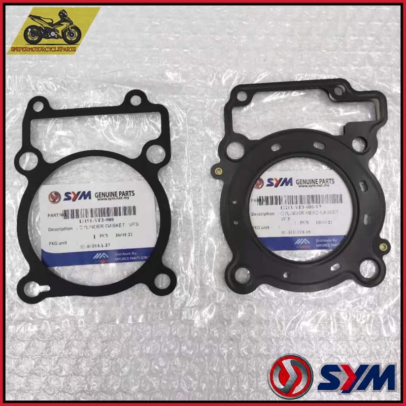 [100% ORI] VF3i VF3 V1 V2 / LE / PRO / ABS HEAD GASKET BLOCK GASKET SYM ORIGINAL | Shopee Malaysia