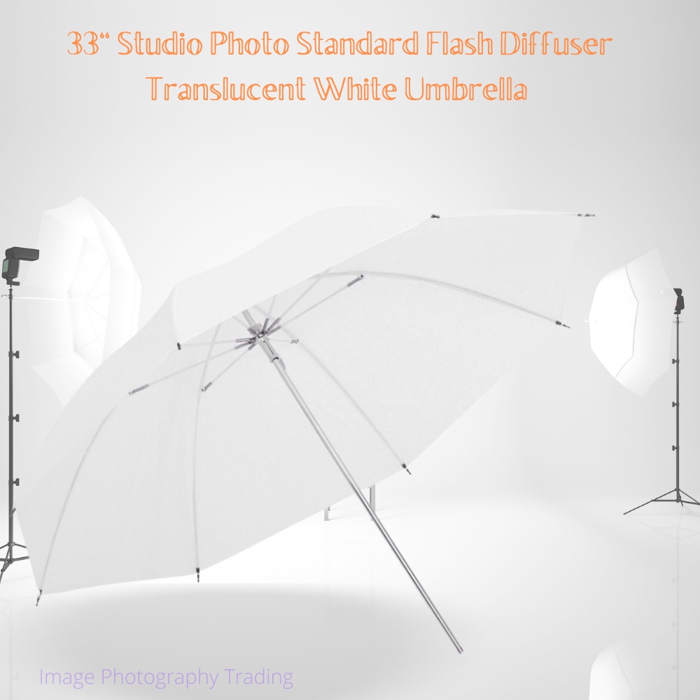 Studio Photography Standard Flash Diffuser Translucent White Umbrella ...