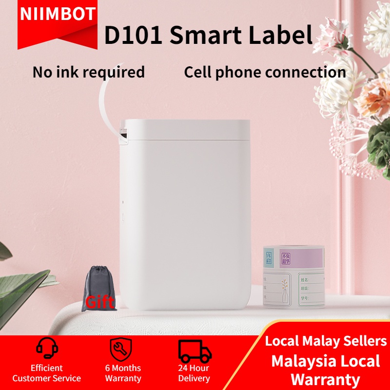 NIIMBOT D101 Name Sticker Label Printer Kindergarten Baby Waterproof ...