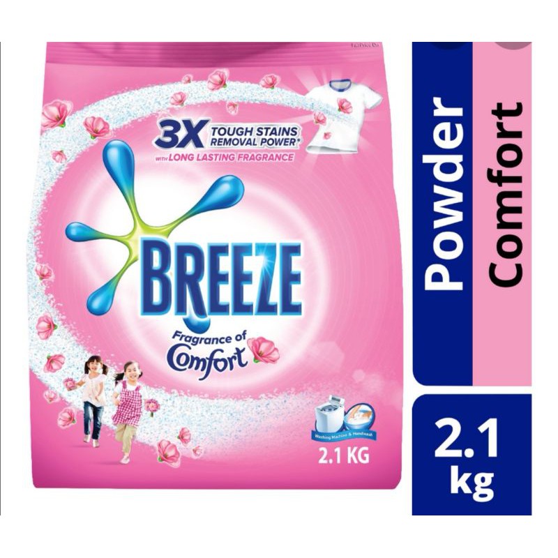 Breeze Genuine Detergent Comfort Laundry Powder 【2.1kg】 | Shopee Malaysia
