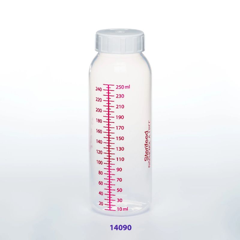 BREASTMILK STORAGE REUSABLE AUTOCLAVABLE BOTTLE STERIFEED,1(pcs)250ml ...
