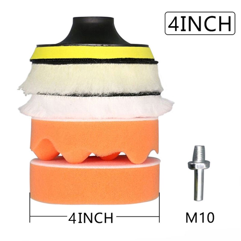 11pcs Car Polishing Pad Polishing Dis Waxing Buffing Pad Sponge Pads ...