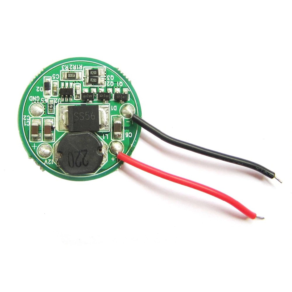 Input 12V~24V 28mm LED Driver For 1~3PCS Cree LED 10W XML T6 U2 XM-L2 ...