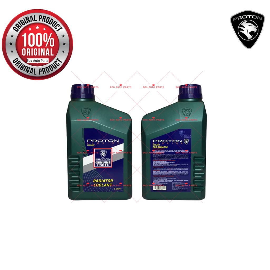 PROTON COOLANT GENUINE ORIGINAL 1L (HIJAU PEKAT) GEN2 WAJA PERSONA WIRA ...