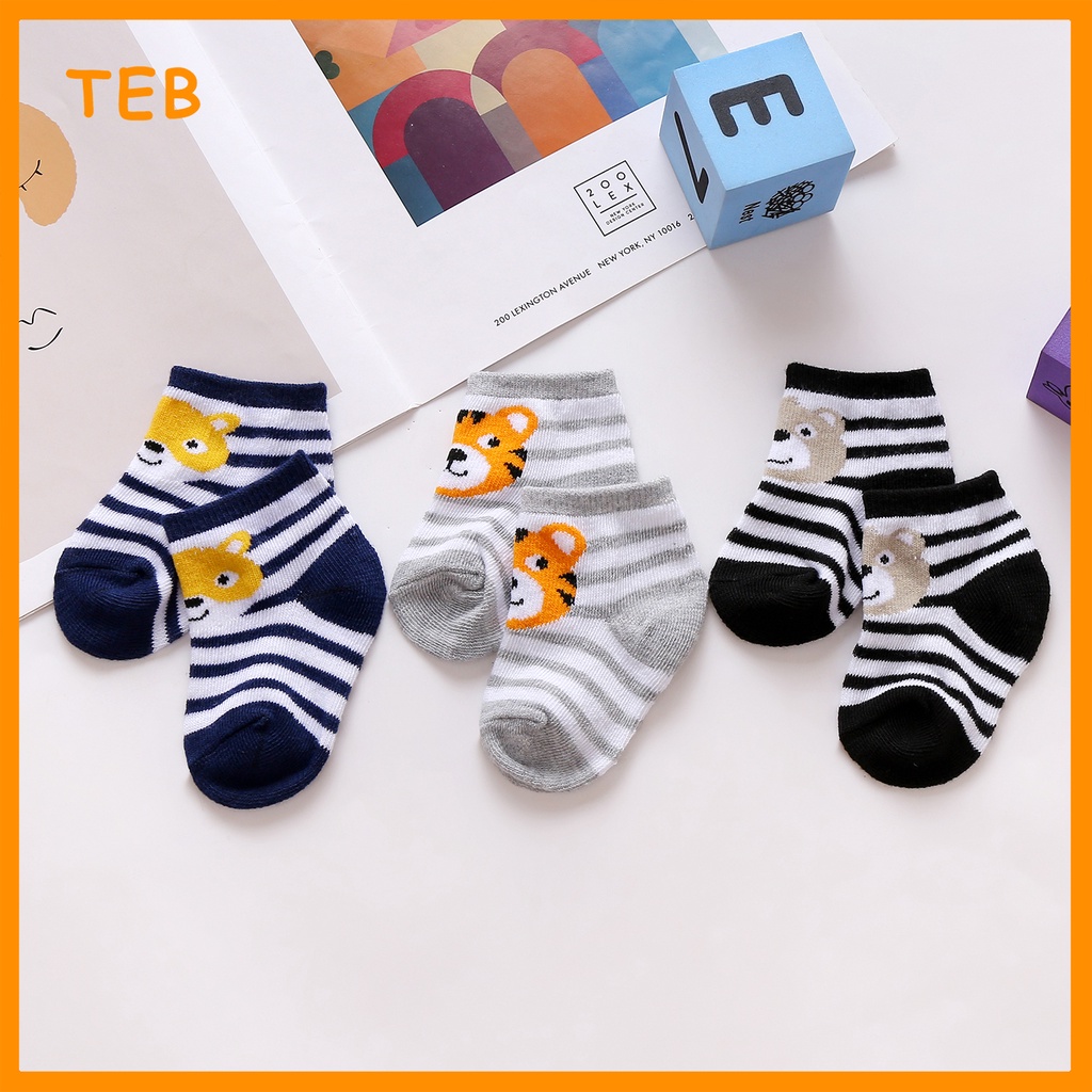 [TEB] 3 Pairs 6-12 Month Cute Baby Socks/ Stokin Bayi Buku Lali ...