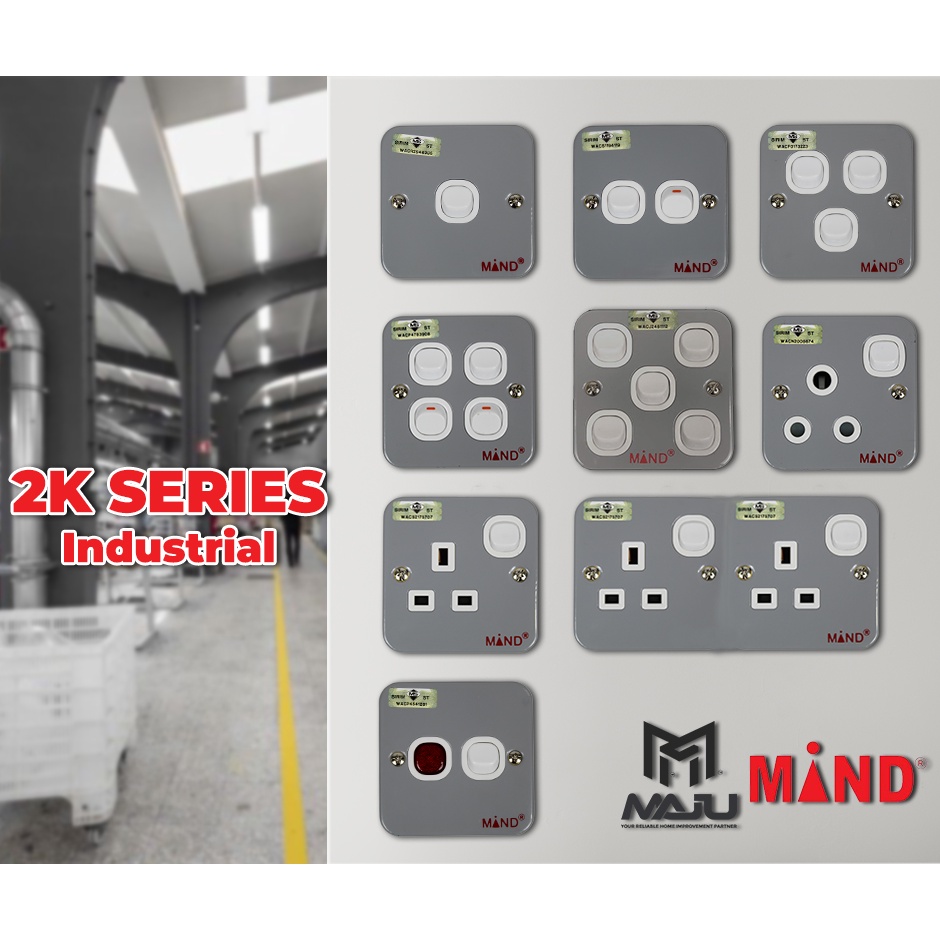 MIND METAL CLAD SURFACE TYPE SWITCH | Shopee Malaysia
