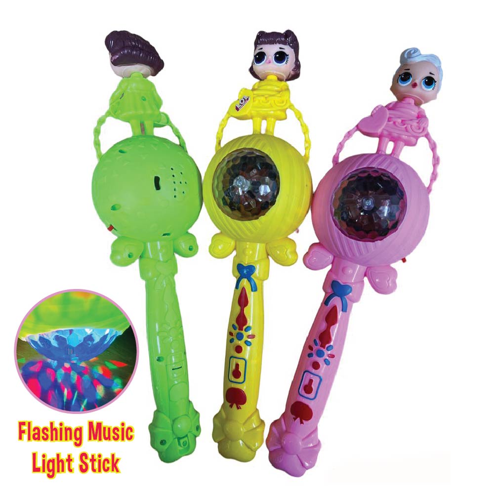 LOLO Princess Pink Yellow Green Princess Light Stick With Light And ...