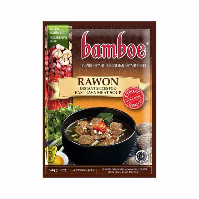 Bamboe Rawon Seasoning 54g | Shopee Malaysia