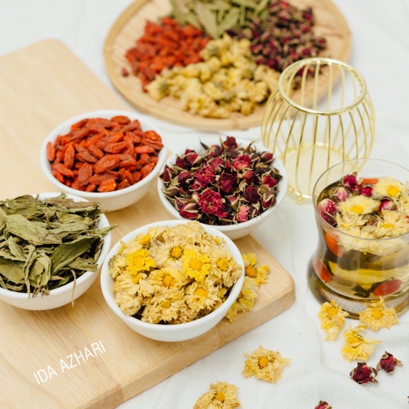 FLOWER TEA (1 pek 1 hari) Teh Kesihatan Kualiti Premium | Shopee Malaysia
