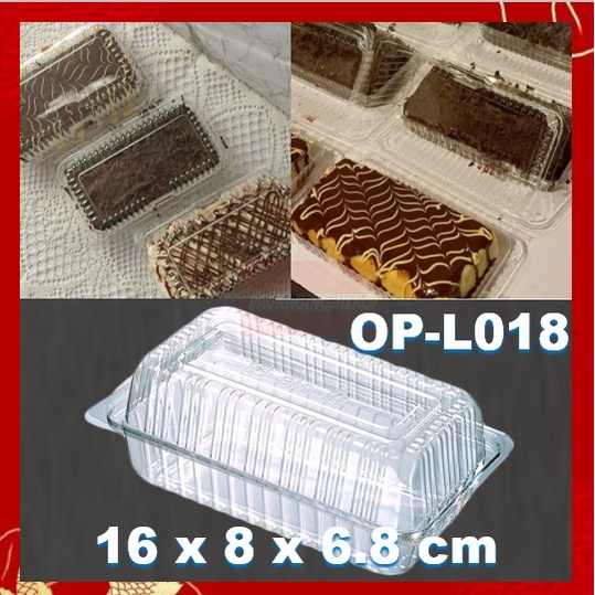 OP-L018 - Plastic Tray with LONG Lock ( 100pcs+-) Bakery Disposable ...