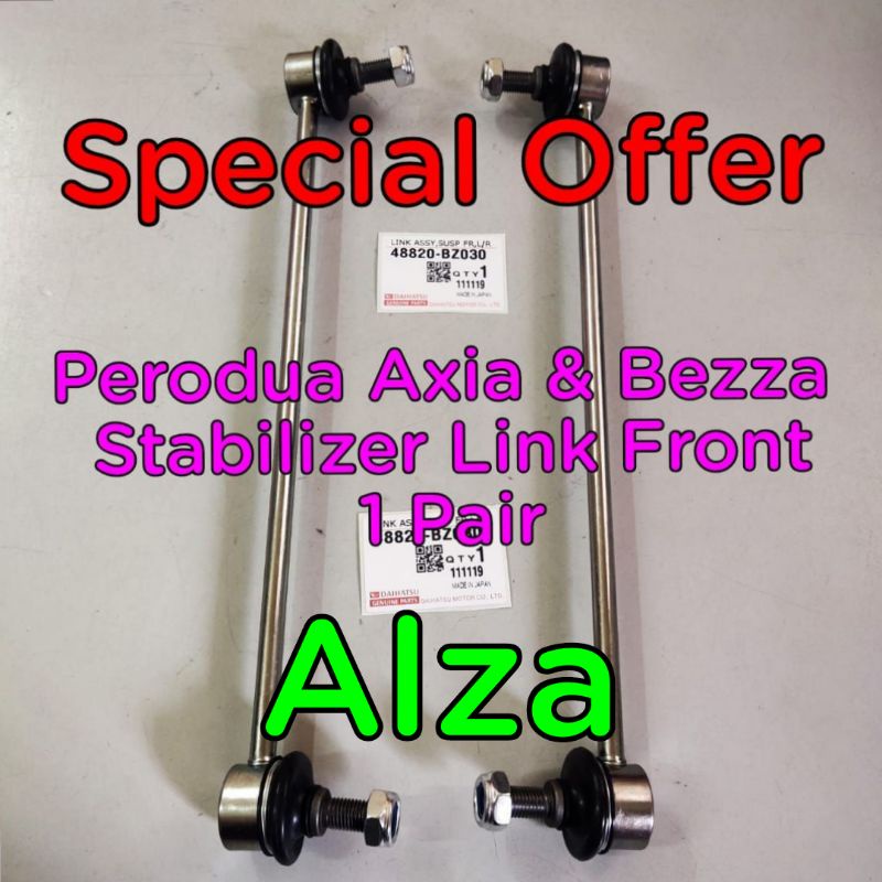 Perodua Axia & Bezza & Alza Stabilizer Link Front1 Pair | Shopee Malaysia