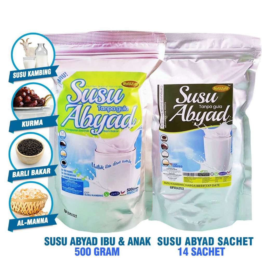 SUSU KAMBING SUSU ABYAD Barli Bakar Kurma Al manna Makanan Sunnah Milk ...