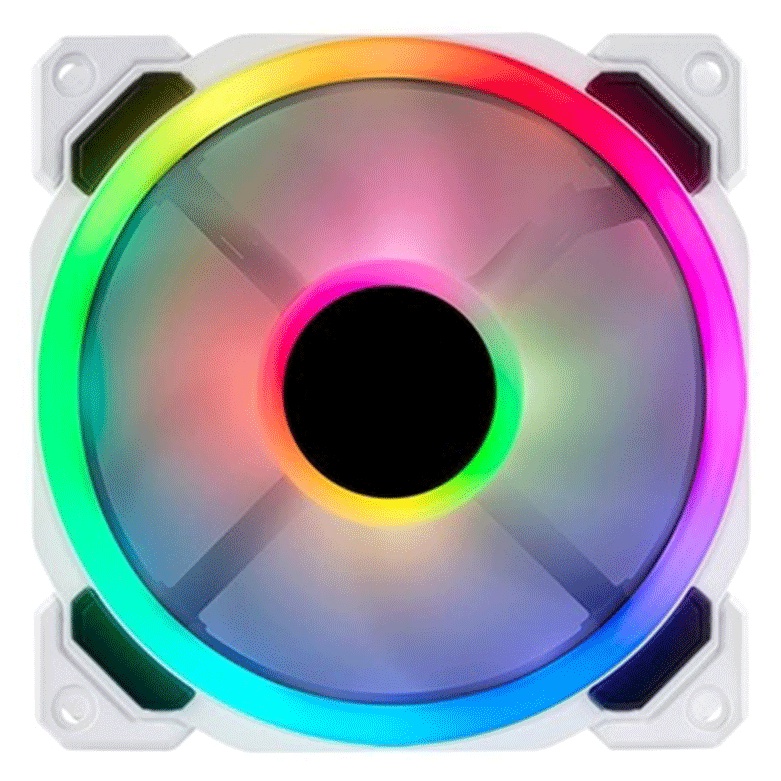 LED SPINNING MIX RGLB COOLER FAN 12CM | Shopee Malaysia