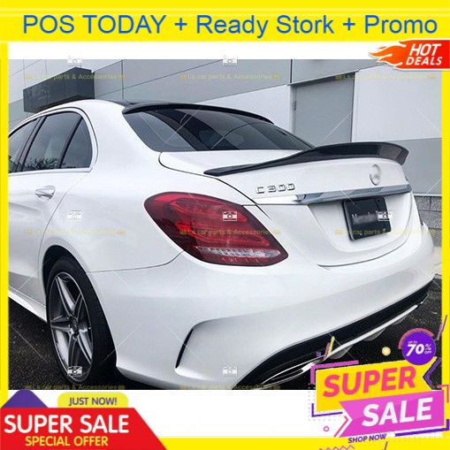 Mercedes W205 C class Rear Boot Spoiler AMG Style | Shopee Malaysia