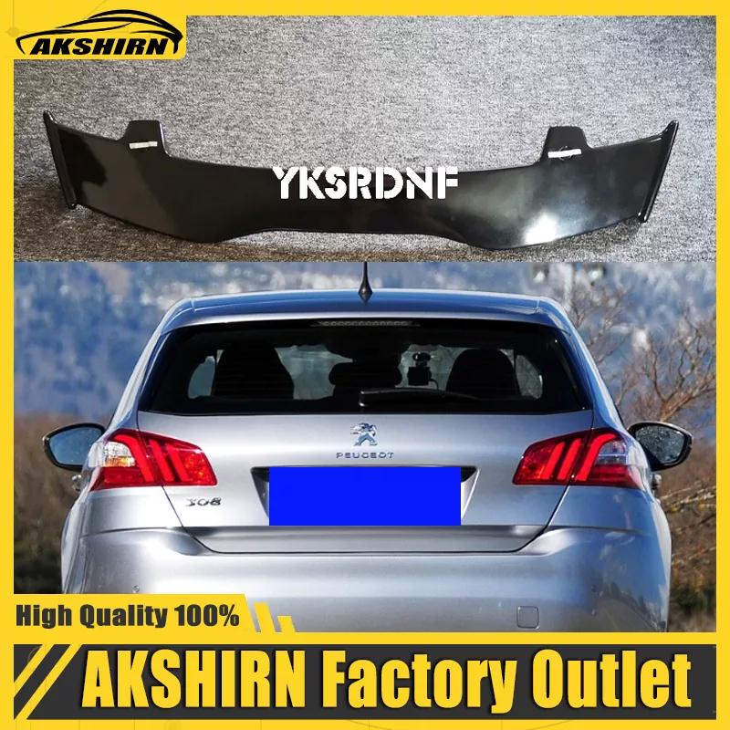 Universal Spoiler For Peugeot 308 2008-2013 Spoiler ABS Plastic Carbon ...