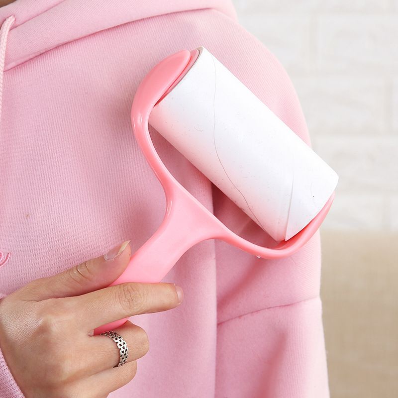 READY STOCK Dust Hair Removal Strong Sticky Roller Paper Refillable ...