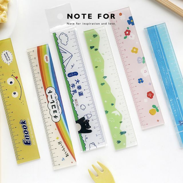 Cute Acrylic Ruler Stationery | Shopee Malaysia