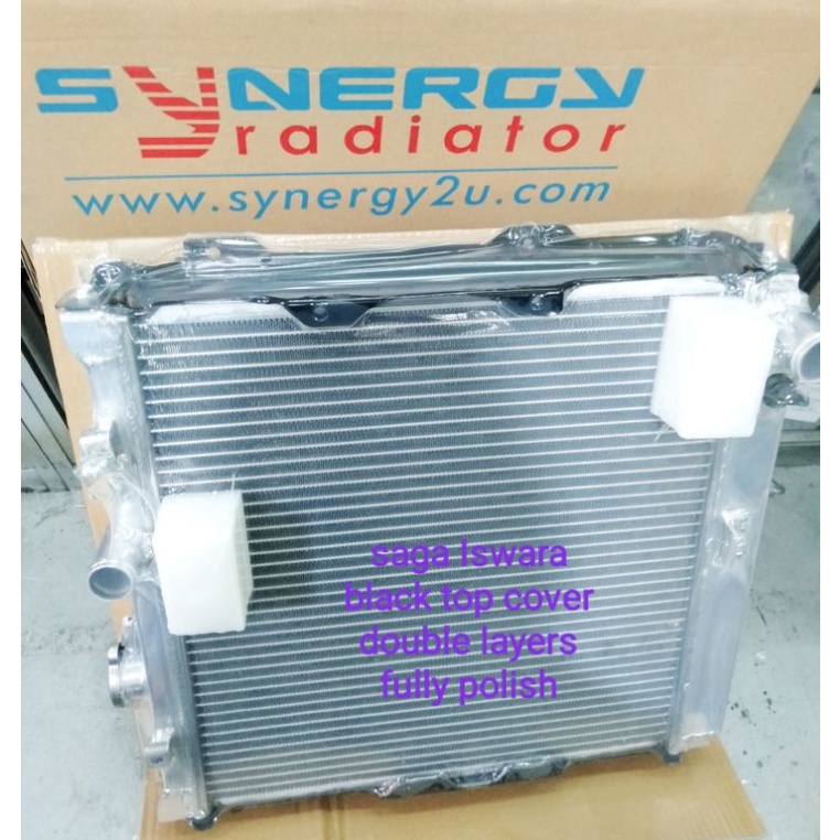 Proton Saga Iswara wira 1.3 12v SYNERGY alloy radiator double layers ...