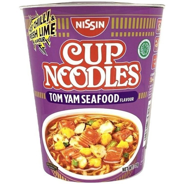 Nissin Cup Noodle Tom Yum Seafood Flavor 70g | Shopee Malaysia