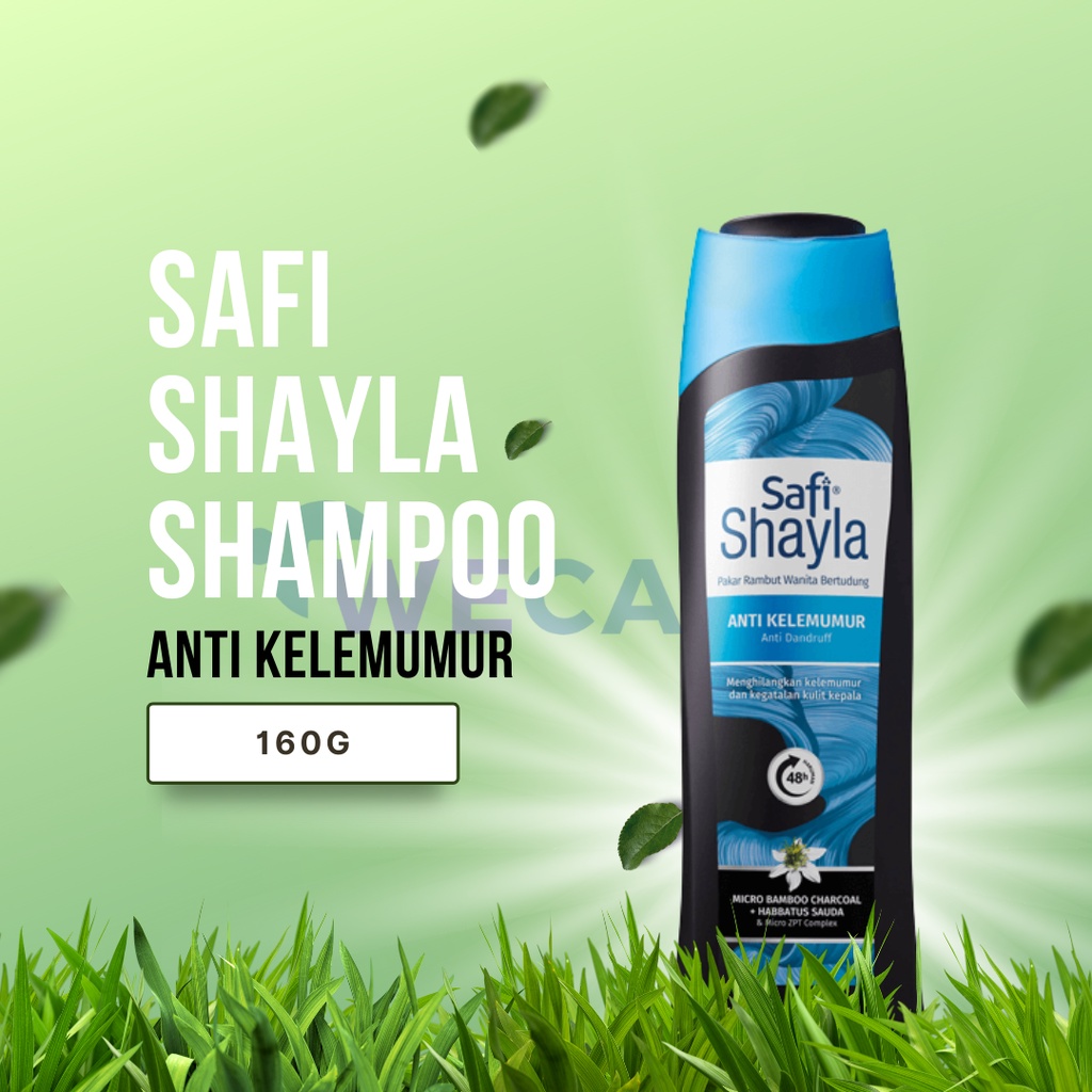 Safi Shayla Shampoo Wanita Bertudung (160g) - 8 Variants | We Care ...
