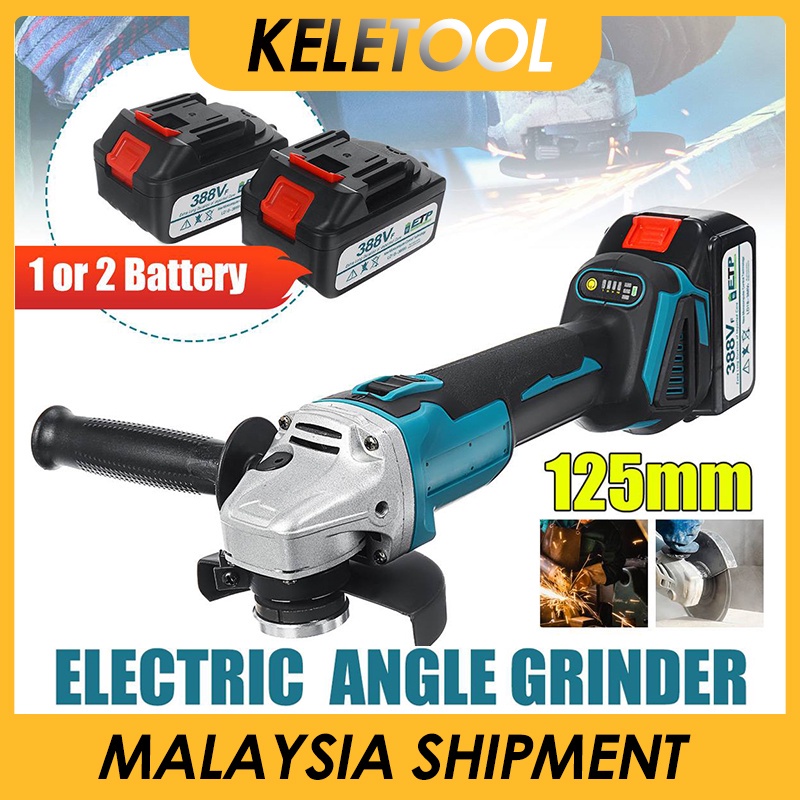Brushless Cordless Angle Grinder Cutting Machine 15000Mah 1/2 Battery ...